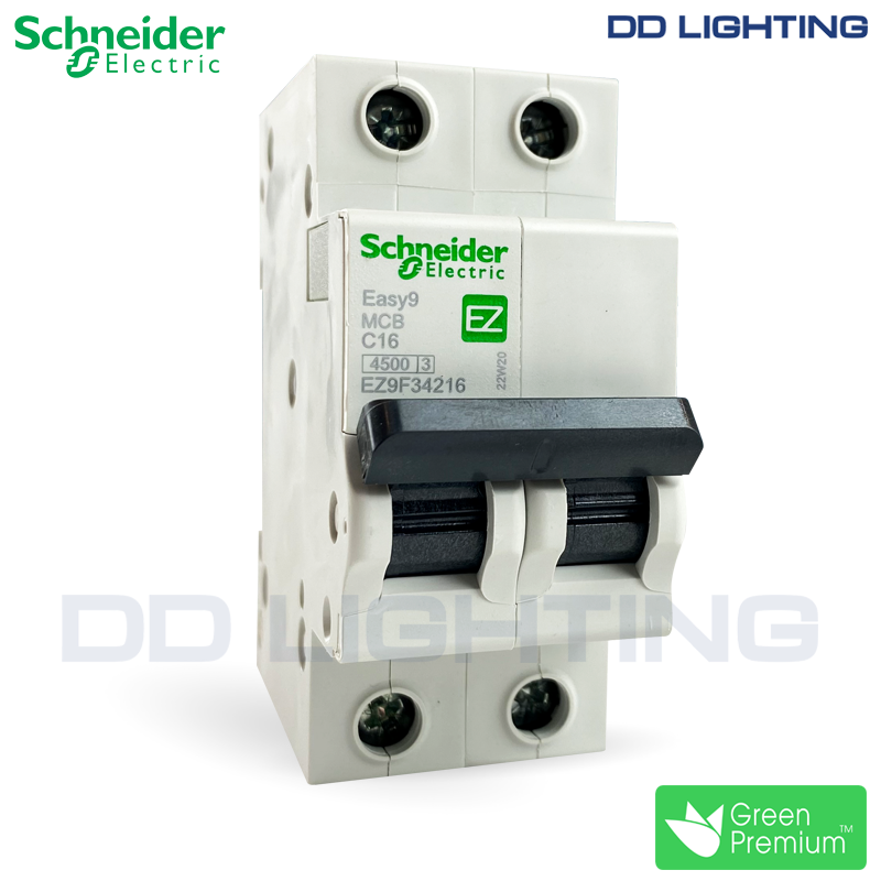 Cầu dao MCB Easy9 Schneider 2P 16A giá tốt, an toàn.
